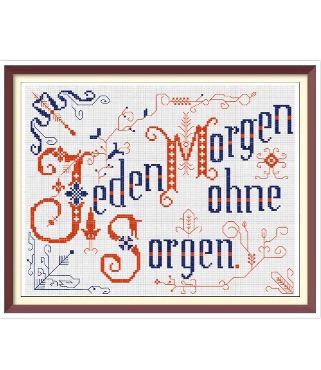 Household Mottos Cross Stitch Pattern Vintage Sampler PDF Counted ...