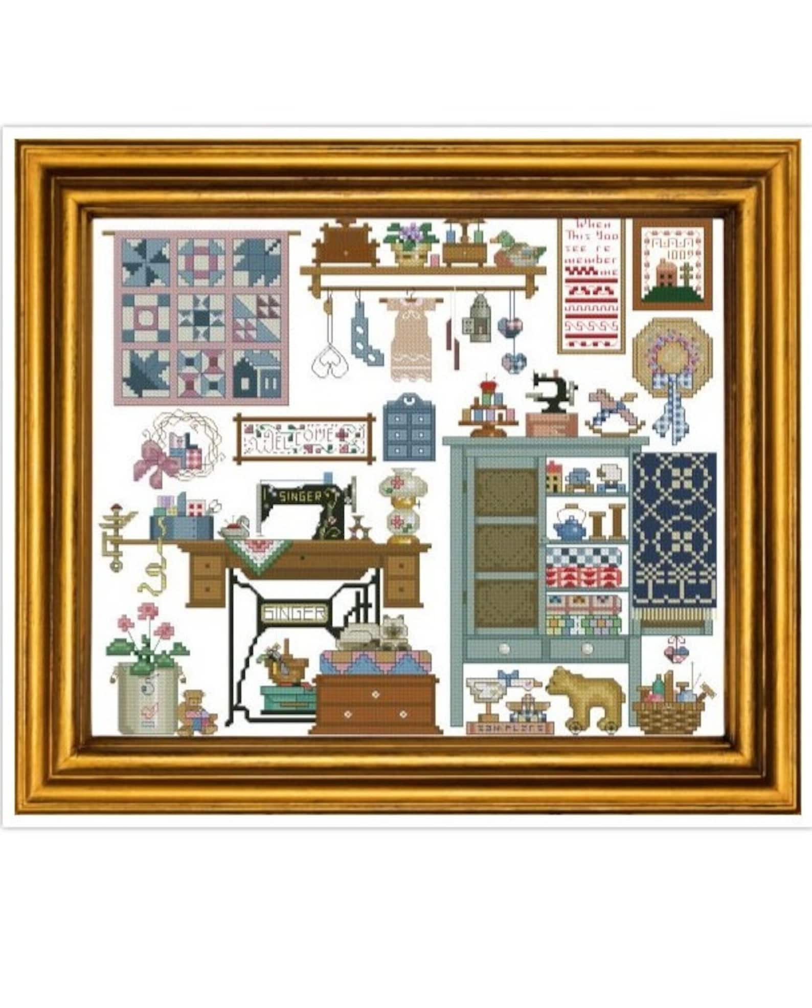 Needlewoman Accessories Cross Stitch Pattern PDF Counted Vintage Cross ...