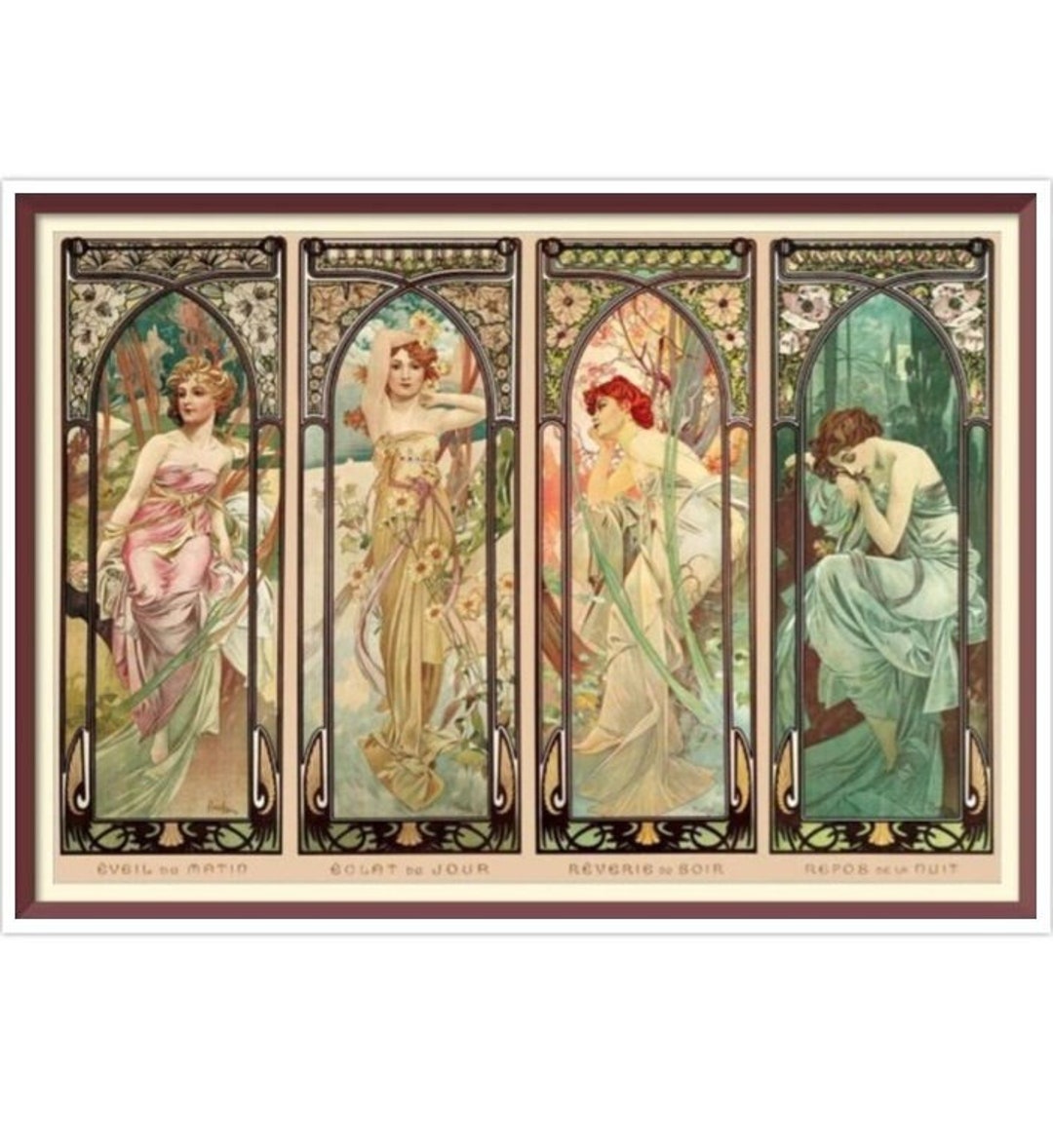 PDF Counted Vintage Cross Stitch Pattern Four Times of the - Etsy