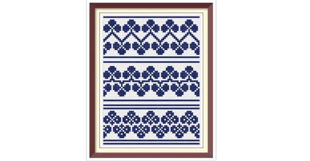Borders Cross Stitch Pattern Corners, Inserts and General Motifs ...