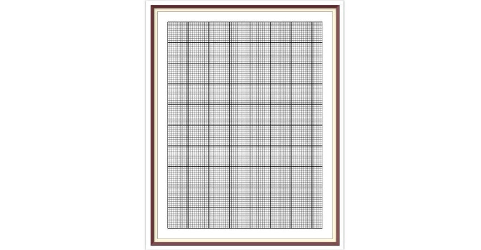 A Sheet for Creating a Cross Stitch Scheme - Grid Paper - Graphic Paper ...