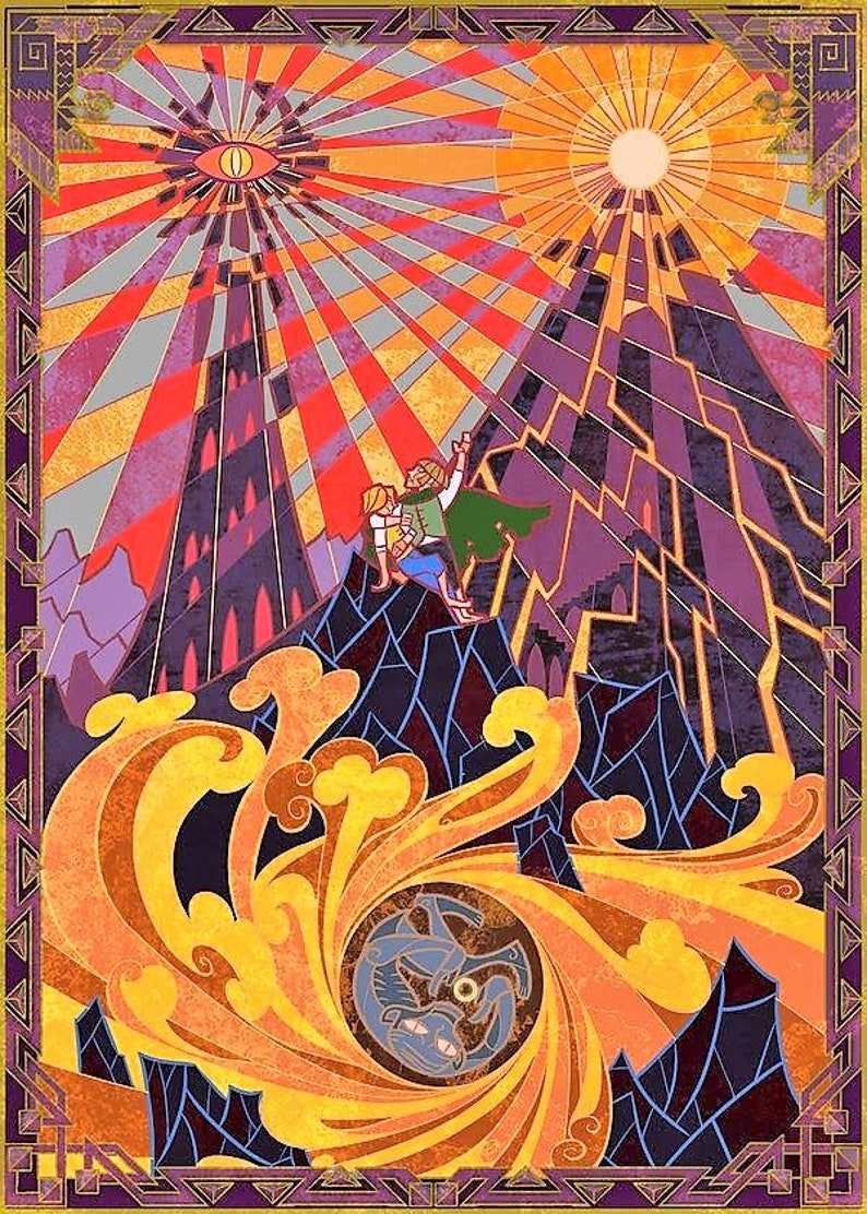 Lord of the Rings Cross Stitch Pattern Stained Glass PDF Counted ...