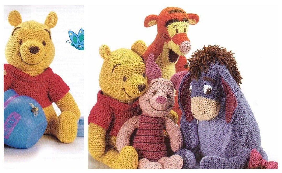 Winnie the Pooh Crochet Pattern: Vintage Amigurumi Friends (PDF) - Etsy