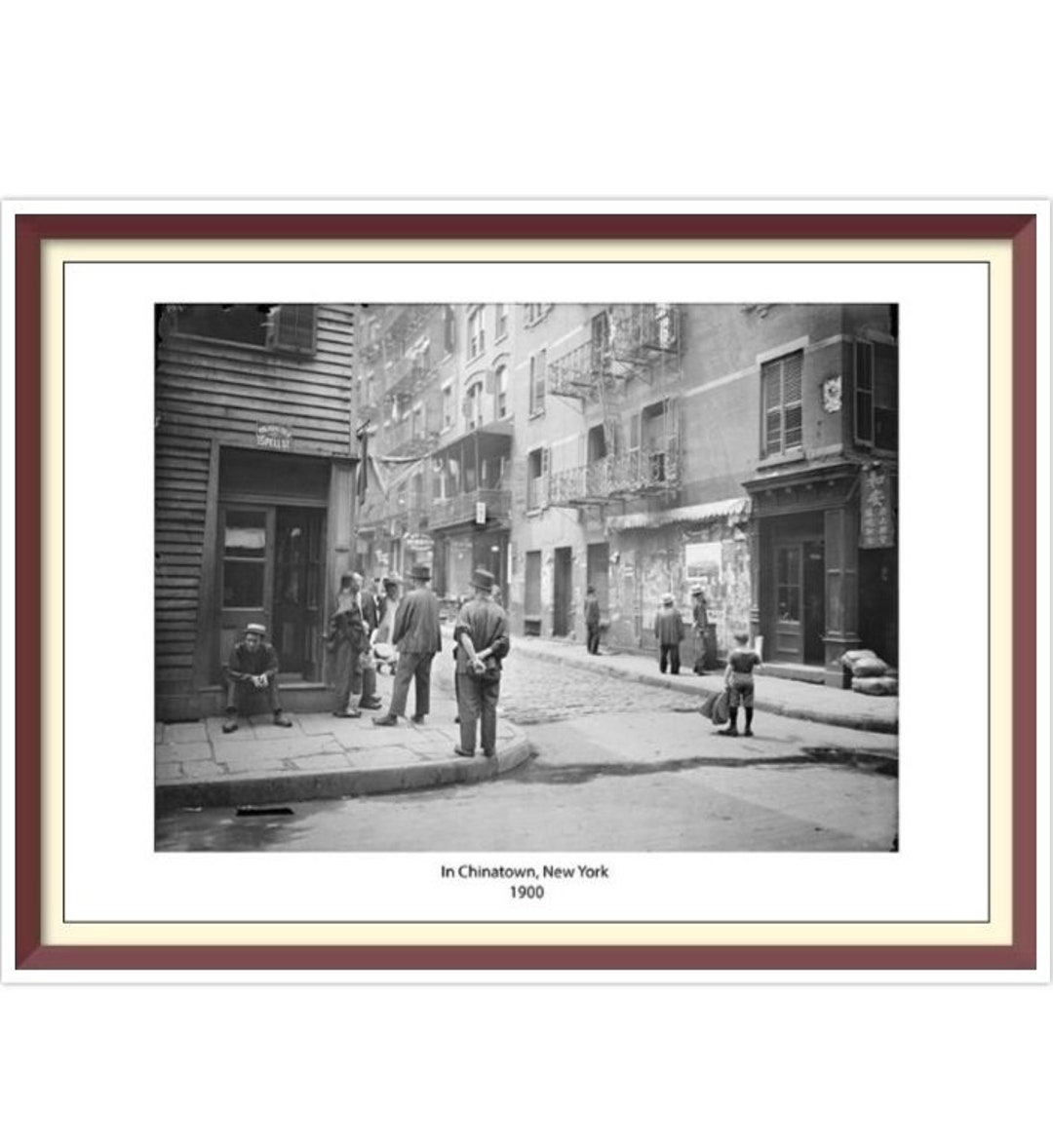 In Chinatown - Retro New York 1900 - PDF Counted Vintage Cross Stitch ...