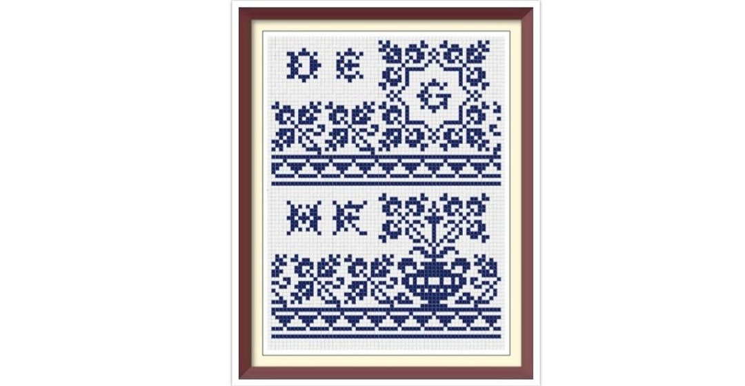 Borders Cross Stitch Pattern Corners, Inserts and General Motifs ...