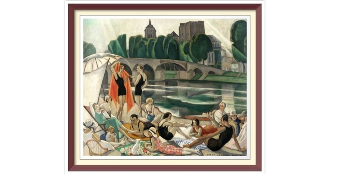 Gerda Wegener Cross Stitch Pattern: Vintage Art Deco Scene (PDF Pattern ...