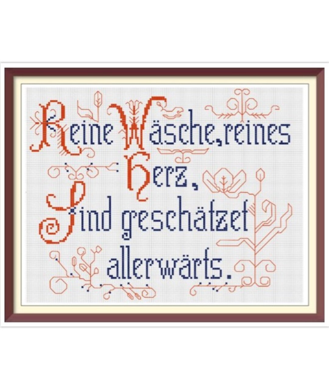 Household Mottos Cross Stitch Pattern Vintage Sampler PDF - Etsy