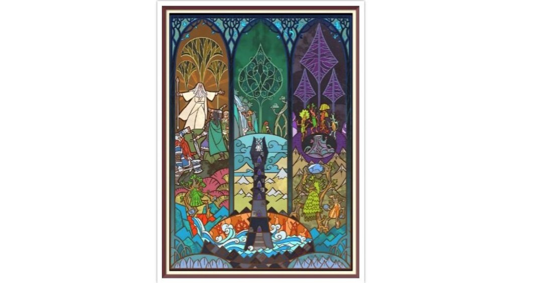 Lord of the Rings - Cross Stitch Pattern - Stained Glass - PDF Counted ...