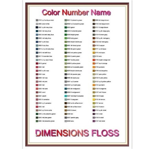 Cross Stitch Thread - Etsy