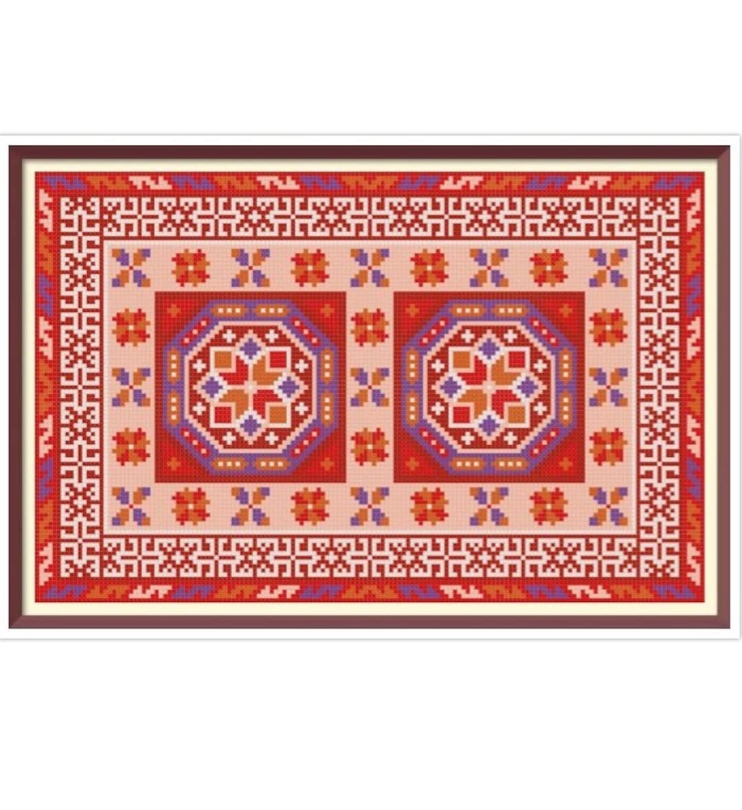 Barbie Carpet - Cross Stitch Pattern - PDF Counted Making Miniature ...