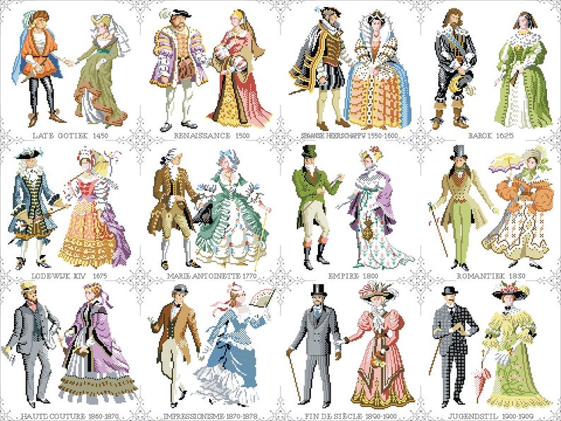 History Sampler Cross Stitch Pattern PDF Counted Vintage - Etsy