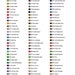Bucilla Thread Color Chart: Cross Stitch Inventory (PDF) - Etsy