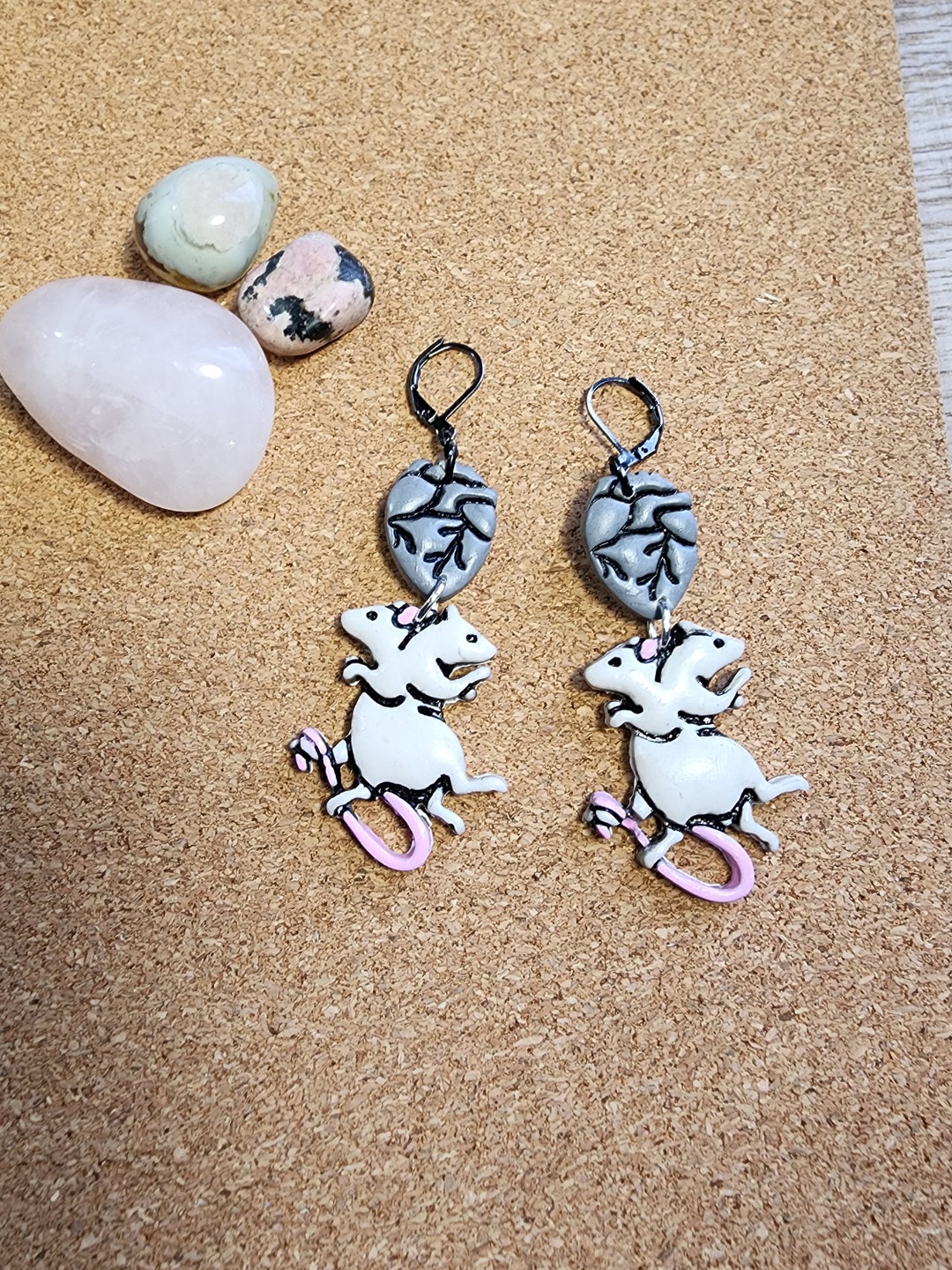 Two Headed Mouse Earrings, Freak of Nature Oddities Jewelry, Weird ...