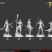 Elven Male Warrior | 3D Printed Miniature | 25mm Grid | Fantasy ...