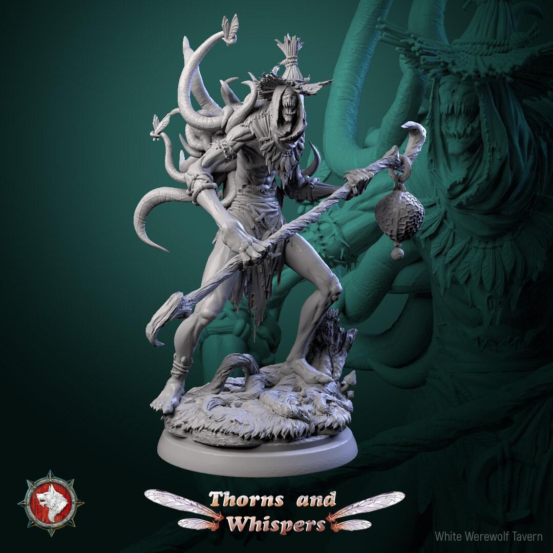 The Fey Snatcher 3d-printed Miniature 32mm heroic Scale for 25mm Base ...
