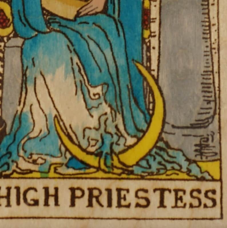 The High Priestess II Tarot the Major Arcana - Etsy