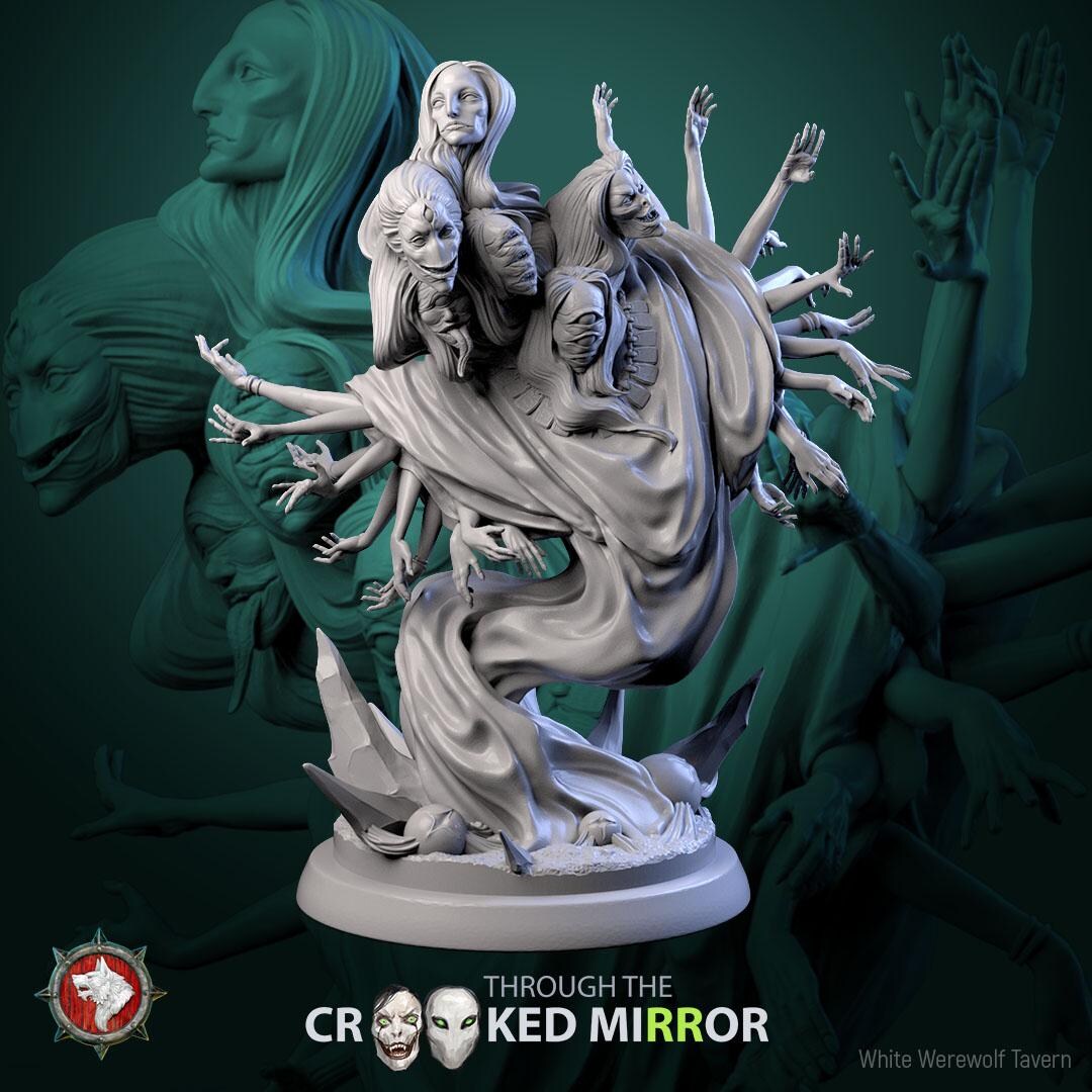 Phantom Waltzer | 3D Printed Miniature | 25mm Grid | Fantasy Miniature ...