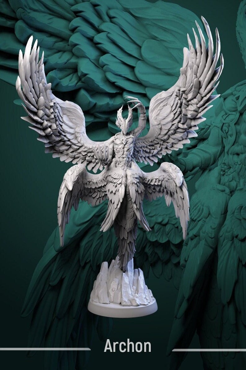 Archon | 3D Printed Miniature | 25mm Grid | Fantasy Miniature | Custom ...