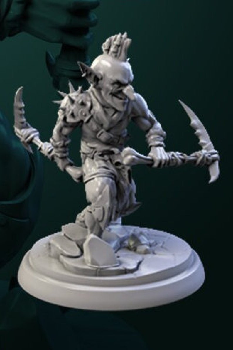 Small Angry Goblins 3d-printed Miniature 32mm Heroic Scale - Etsy