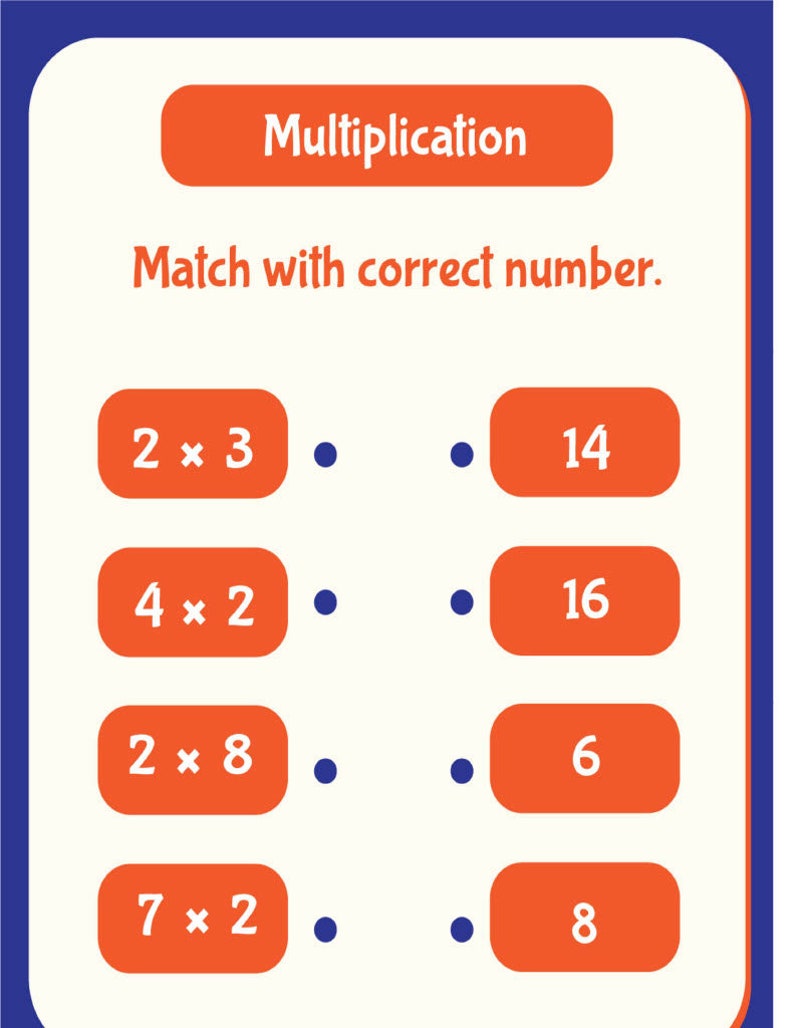 Multiplication Practice Workbook - Etsy
