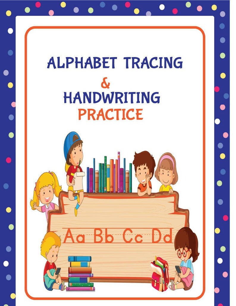 Alphabet Tracing Workbook - Etsy