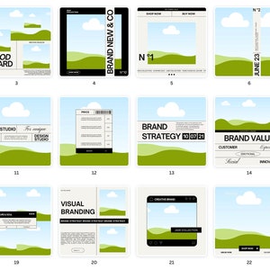 Minimal Modern Instagram Template Aesthetic Luxury Posts Instagram ...