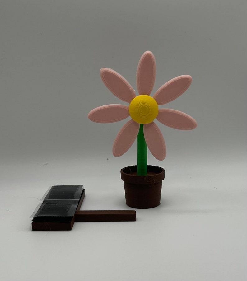 Flower Monitor Fidget Attatchment, Flower Art for Office, Flower Decor ...