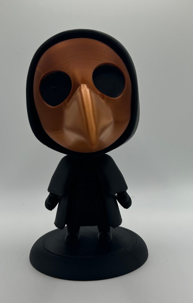 Plague Doctor Chibi Statue - Etsy