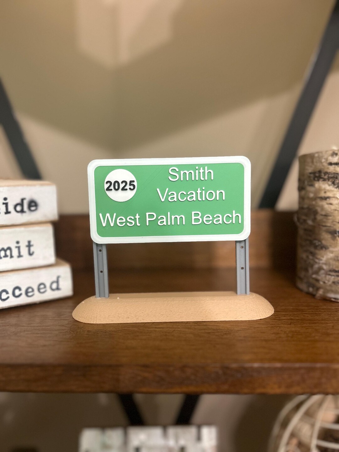 Customizable Road Sign Vacation or Home Decoration, Customizable Mini ...