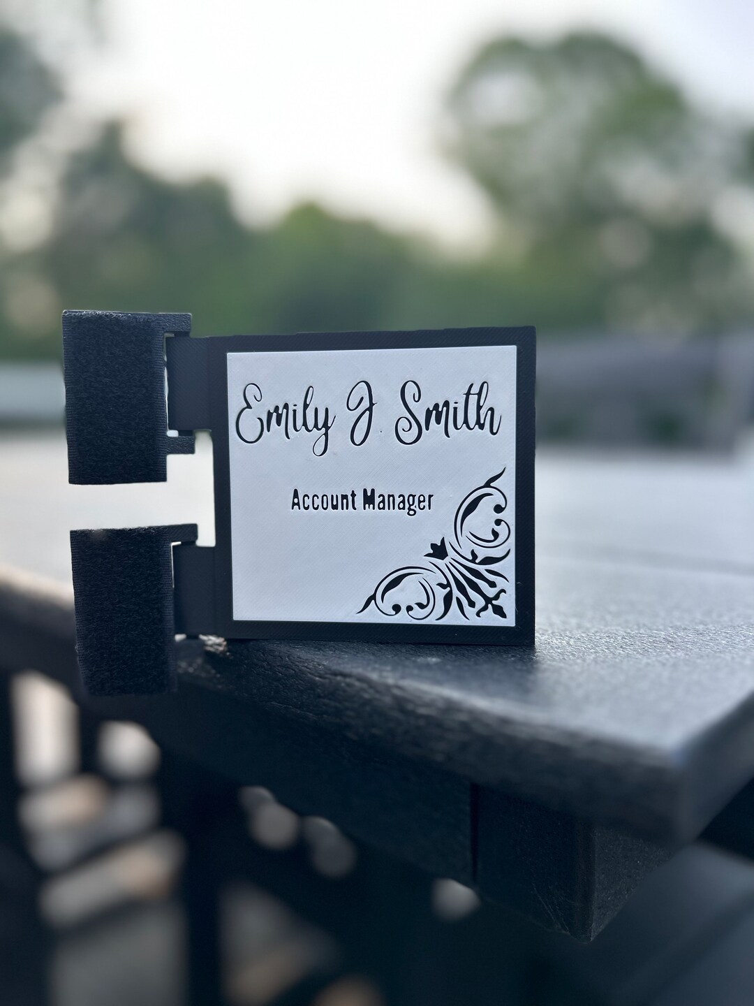 Custom Name Plate Monitor Attachment Professional Name Plate - Etsy