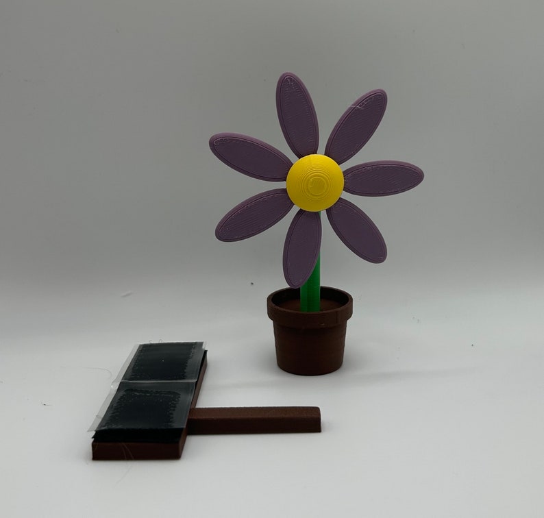 Flower Monitor Fidget Attatchment, Flower Art for Office, Flower Decor ...