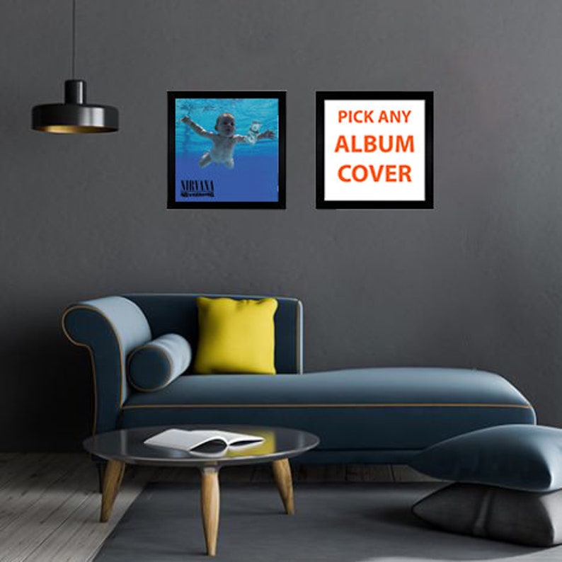 Nirvana Nevermind Album Cover Poster Wall Art. Print/fully - Etsy UK
