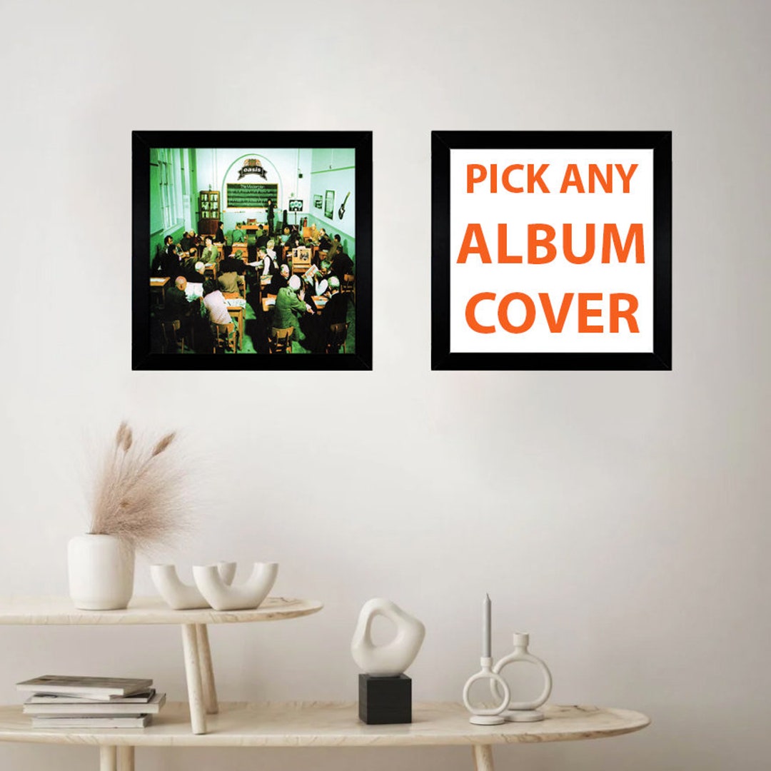 Oasis Masterplan Album Cover, Poster, Wall Art. Print or Fully Framed ...