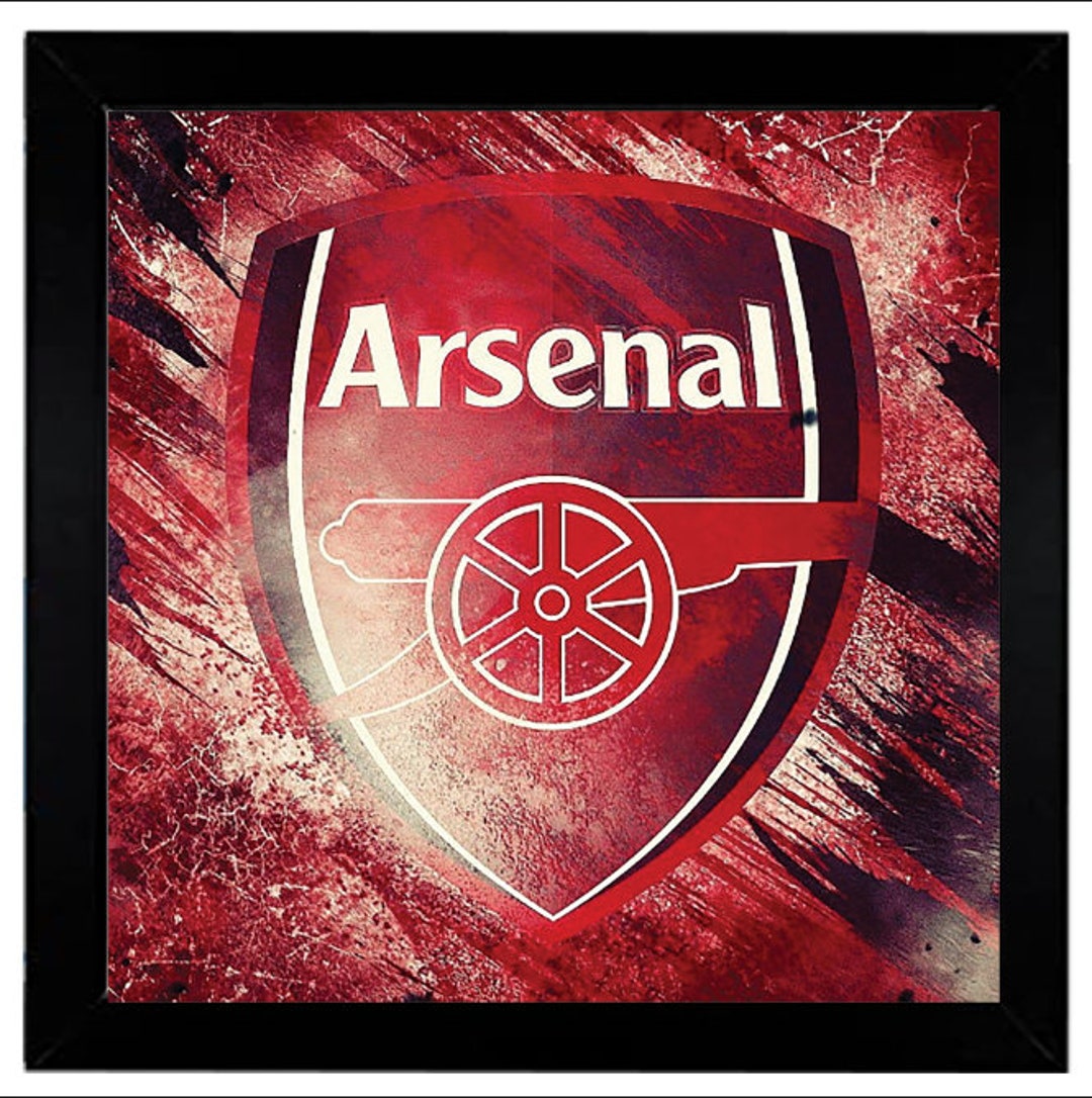 Arsenal Team Badge, Poster, Wall Art. Print or Fully Framed Available ...