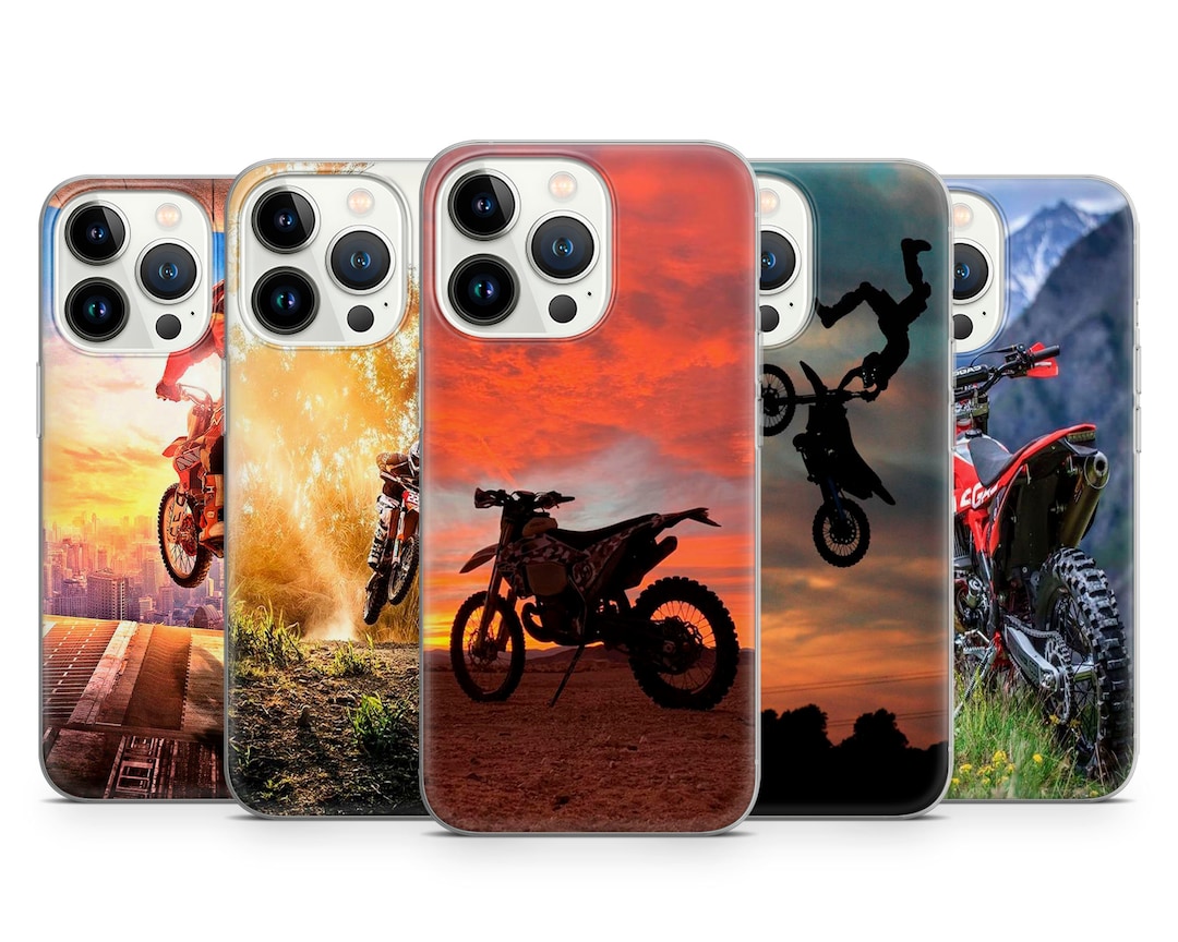 Moto Motocross Motorbike Phone Case iPhone Cover for iPhone 16 15 14 ...