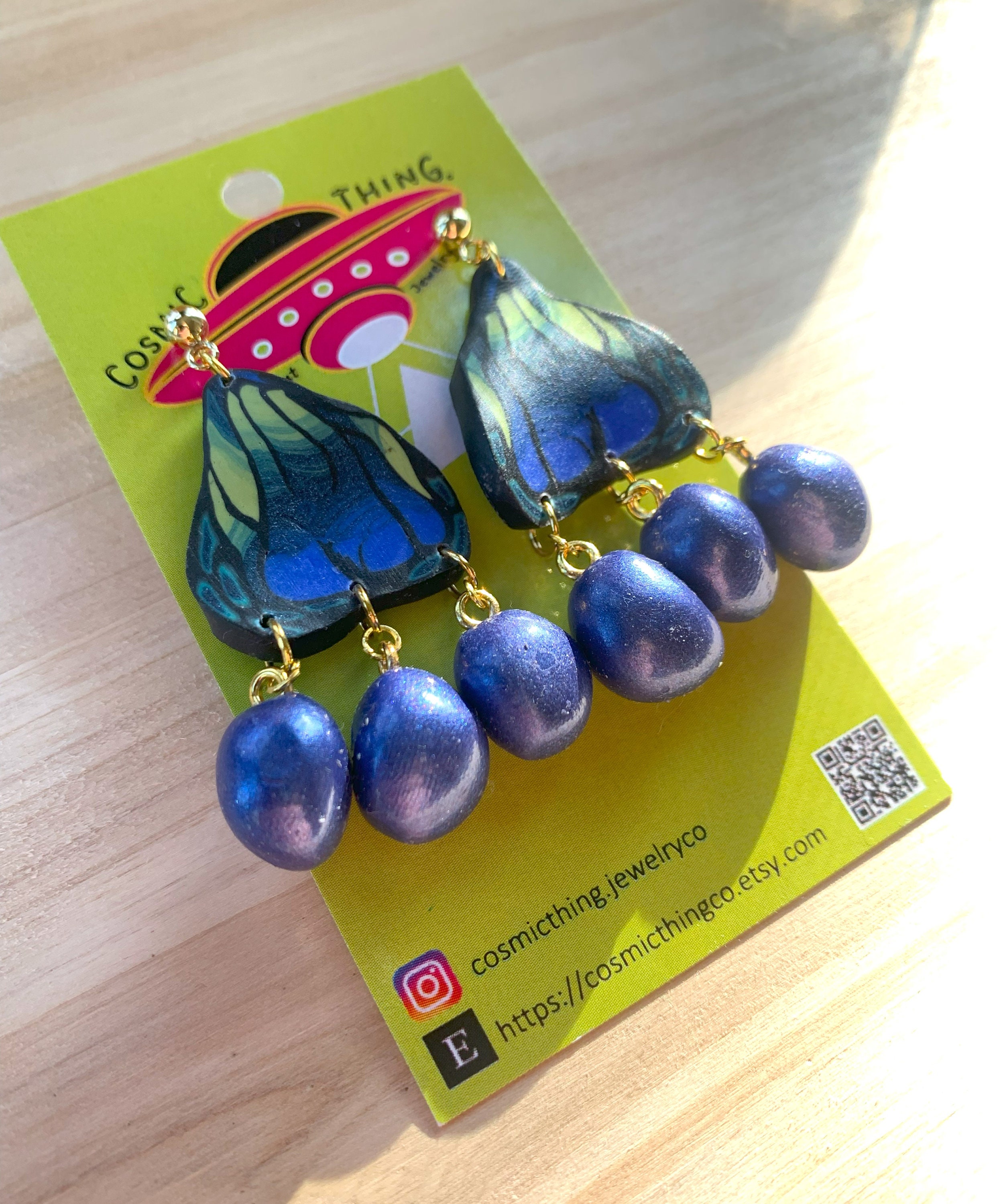 Renée / Clay Earring / Lightweight / Handmade / Hypoallergenic ...