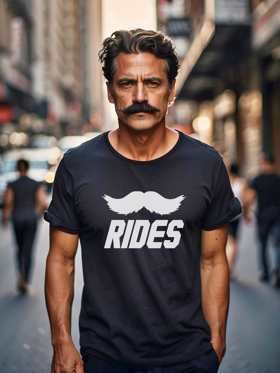 Funny Mustache Tshirt - Sam Elliott Moustache Rides Shirt, Funny Party ...