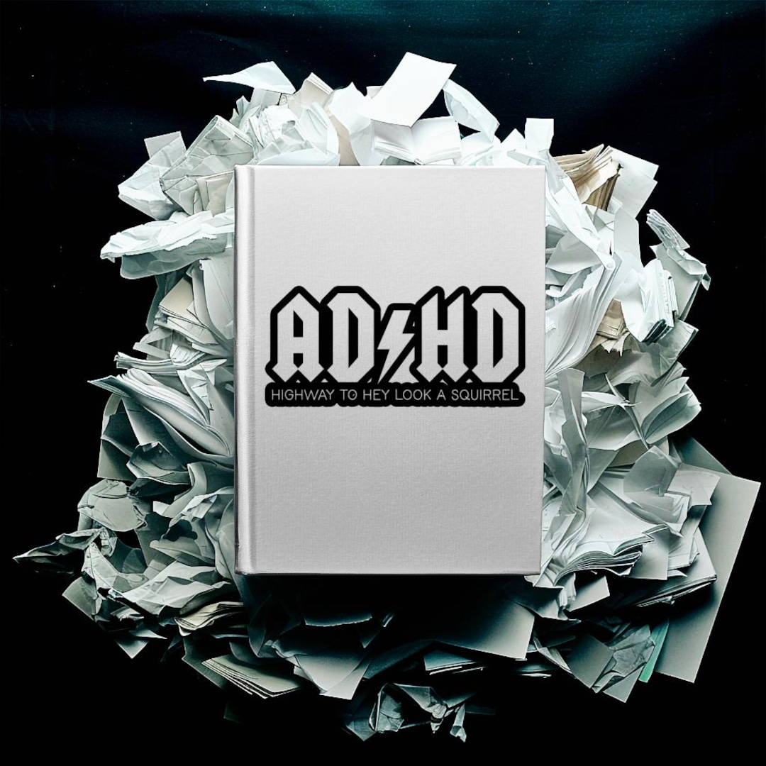 ADHD ACDC / Sticker / ADHD Sticker / Funny Adhd Sticker / Cool Adhd ...