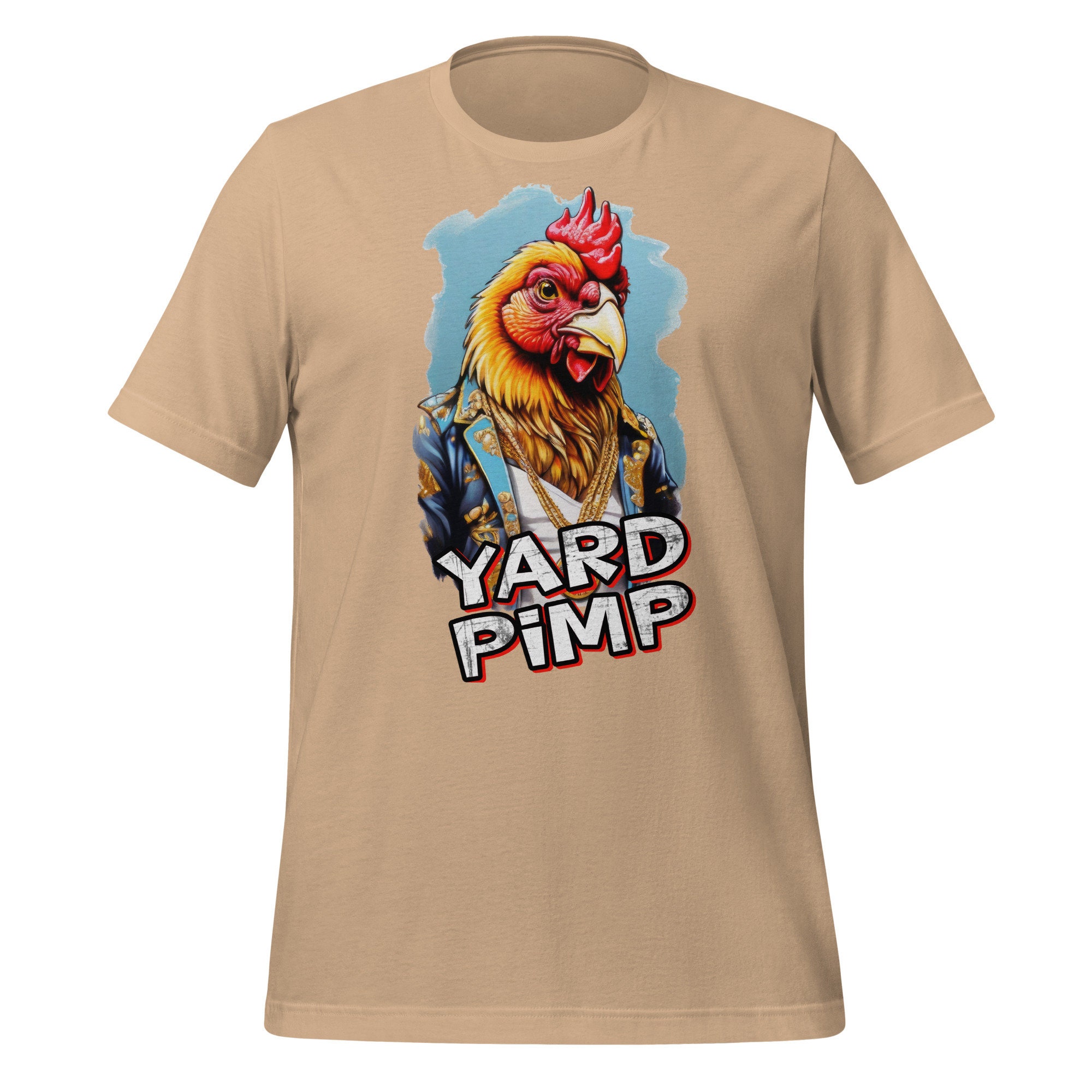 Yard Pimp Rooster, Funny Chicken Shirt, Funny Rooster Shirt, Cotton ...
