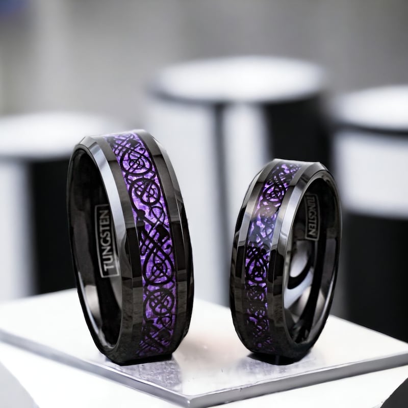 Dragon Wedding Ring Set - Etsy