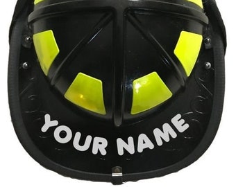 EMT Firefighter Helmet Pair 2 Reflective Decal Sticker Star of Life ...