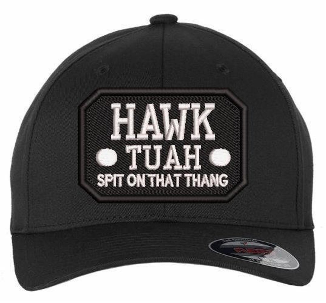 Hawk Tuah Spit on That Thang Embroidered Hat Square Badge Hat Various ...