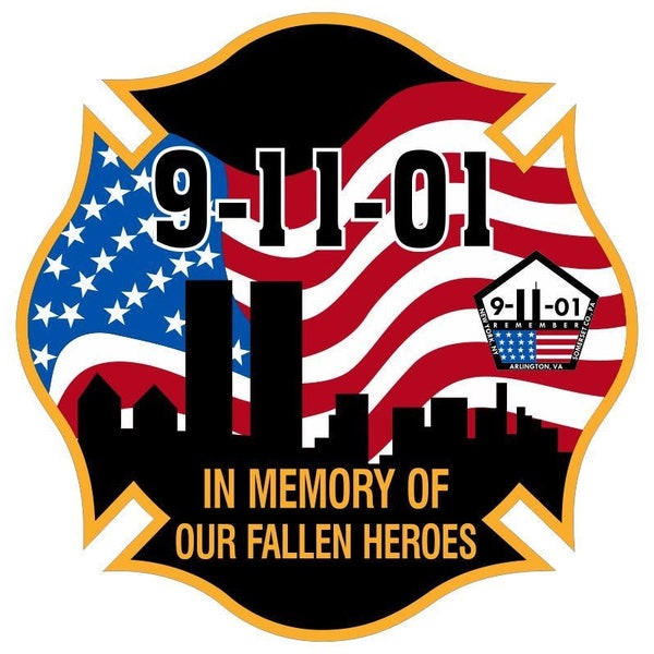 Fallen Firefighter Decal - Etsy