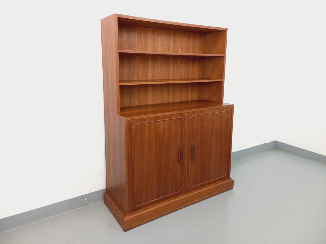 Vintage Teak Storage Bookcase From the 60s - Etsy