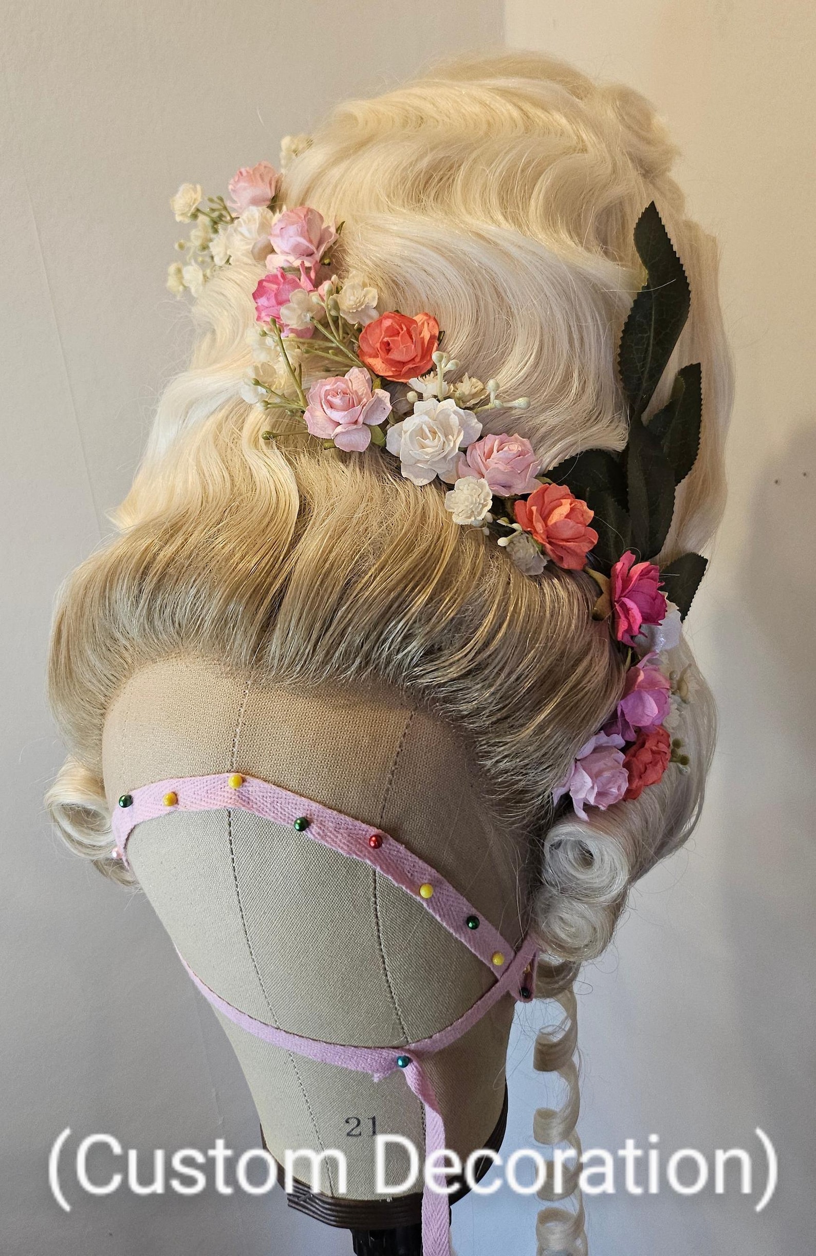 Marie Antoinette Wig: Rococo Styled Lace-front Wig for Versailles Etc ...