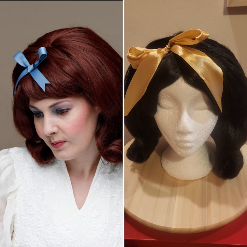 1960s Bubble Flip Wig: Retro Costume Hairstyle With Bow - Made to Order ...