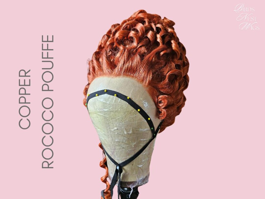 Copper 18th Century Wig - in the Style of the Great, Bridgerton ...