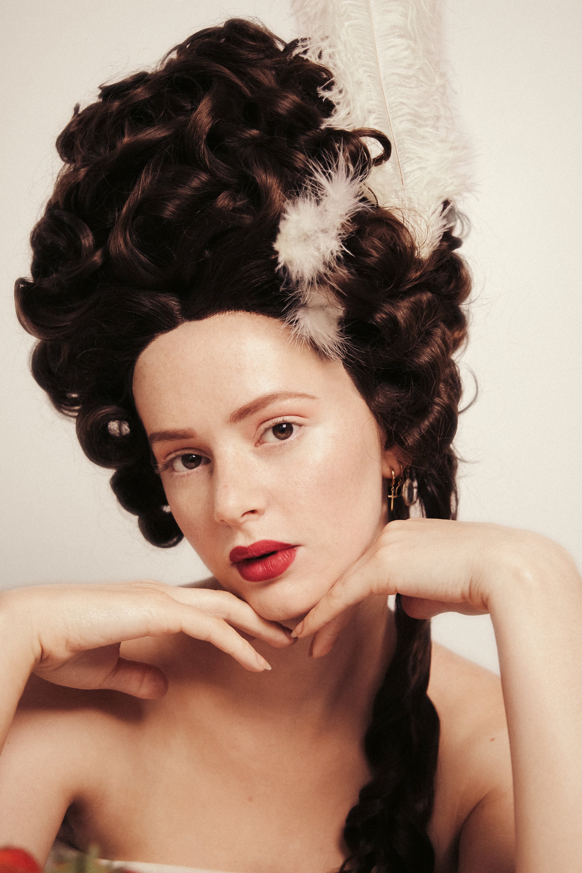 Halloween Rococo Wig: 18th Century Style With Cobweb Details - Ready to ...