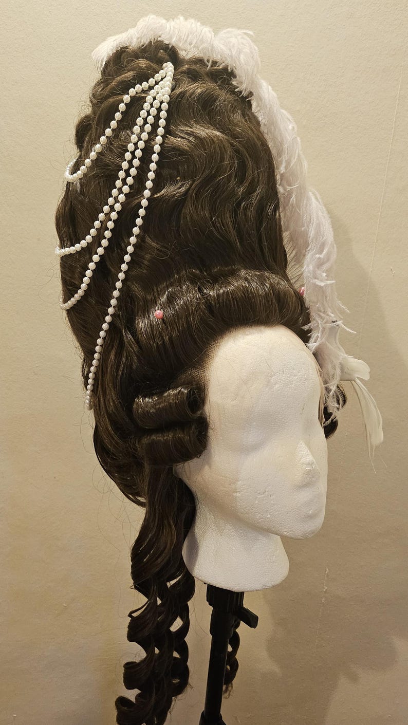 Marie Antoinette Wig: Rococo Styled Lace-front Wig for Versailles Etc ...
