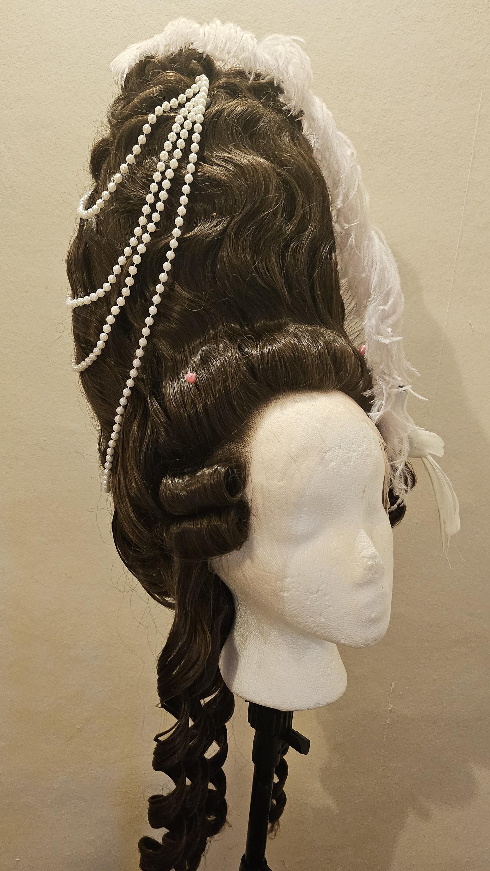 Marie Antoinette Wig: Rococo Styled Lace-front Wig for Versailles Etc ...